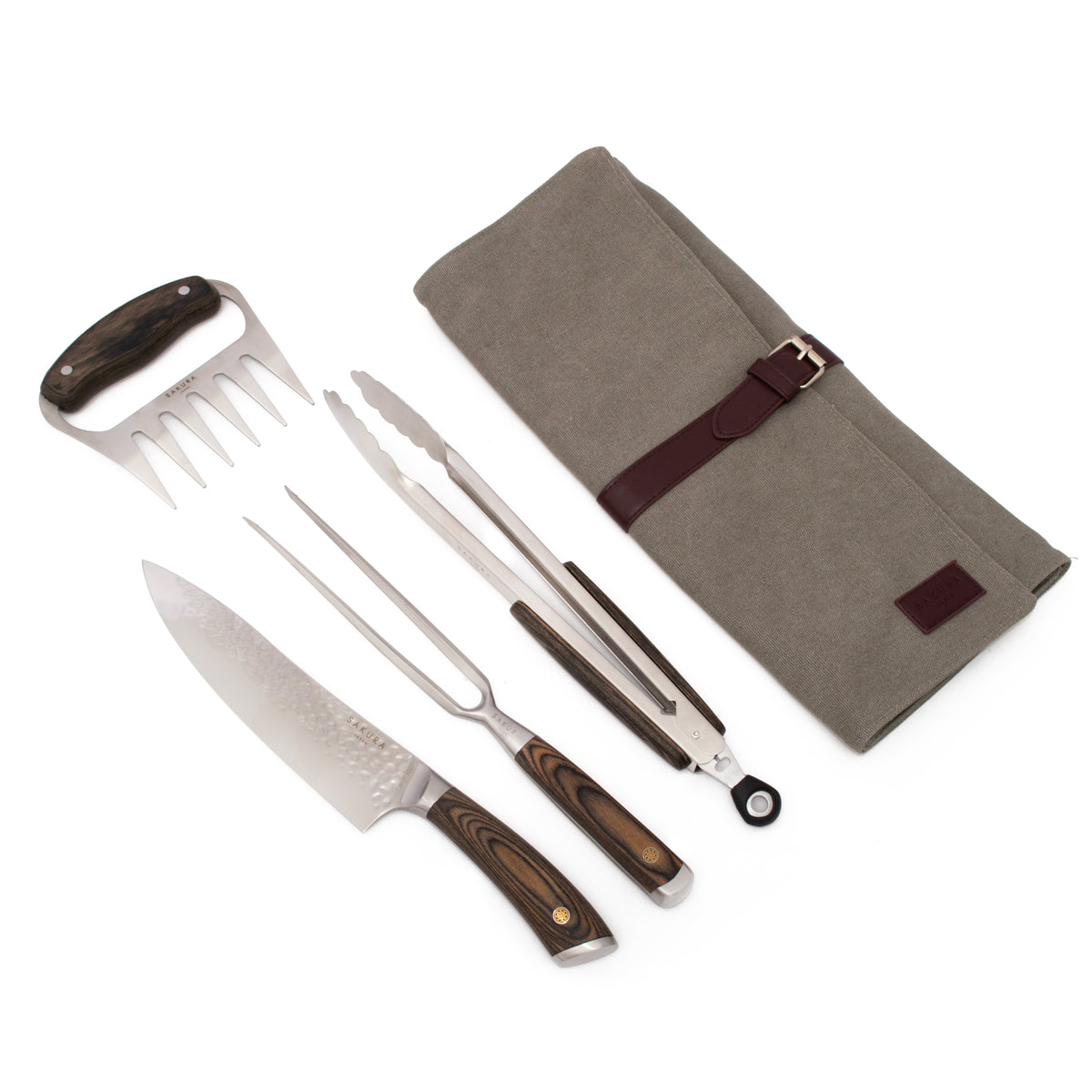 Sakura Japan | Sakura Grill Supreme Set - Kit Parrillero De Asado Sakura 4 Piezas + F