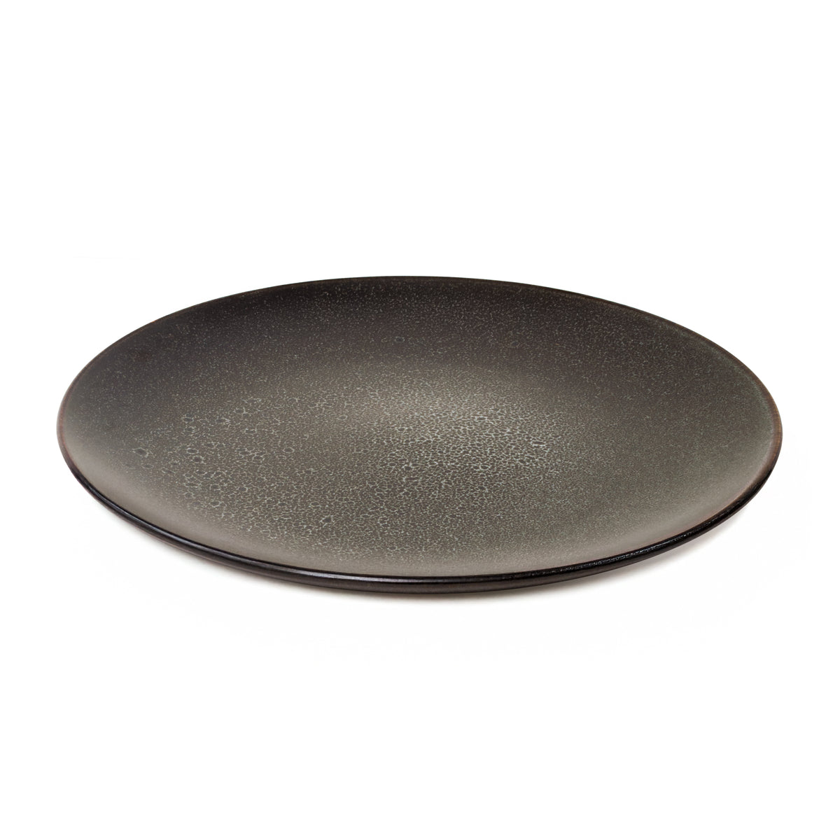 Sakura Japan | Plato Playo Sakura Lava Black Reactive Glaze De ...