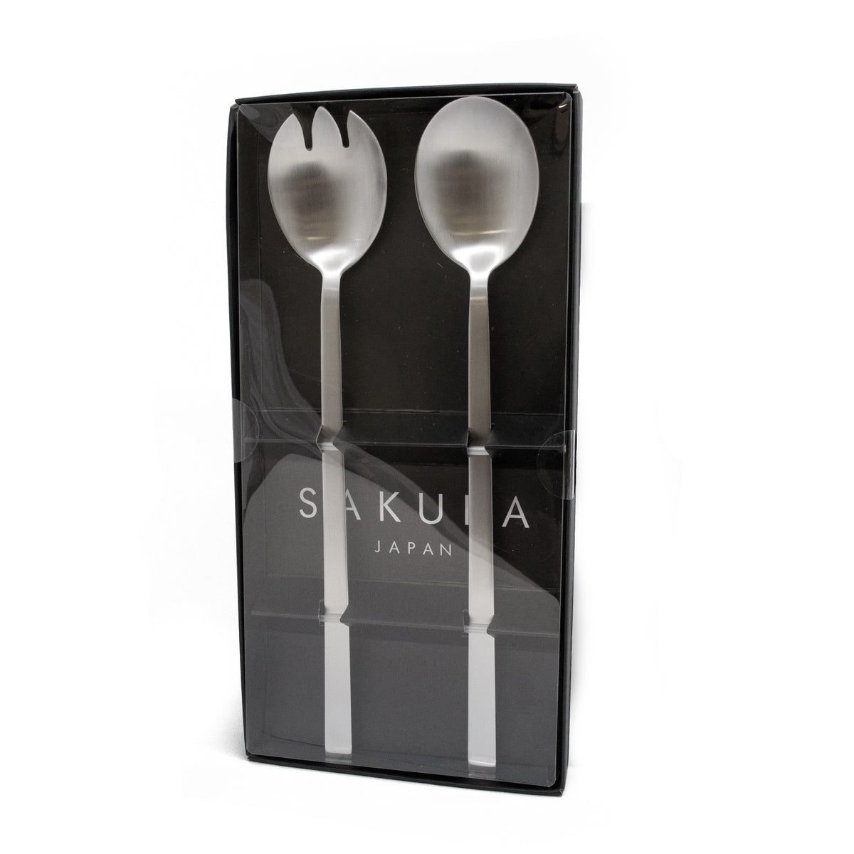Sakura Japan | Cubiertos Para Ensalada Sakura Matt Stainless Steel